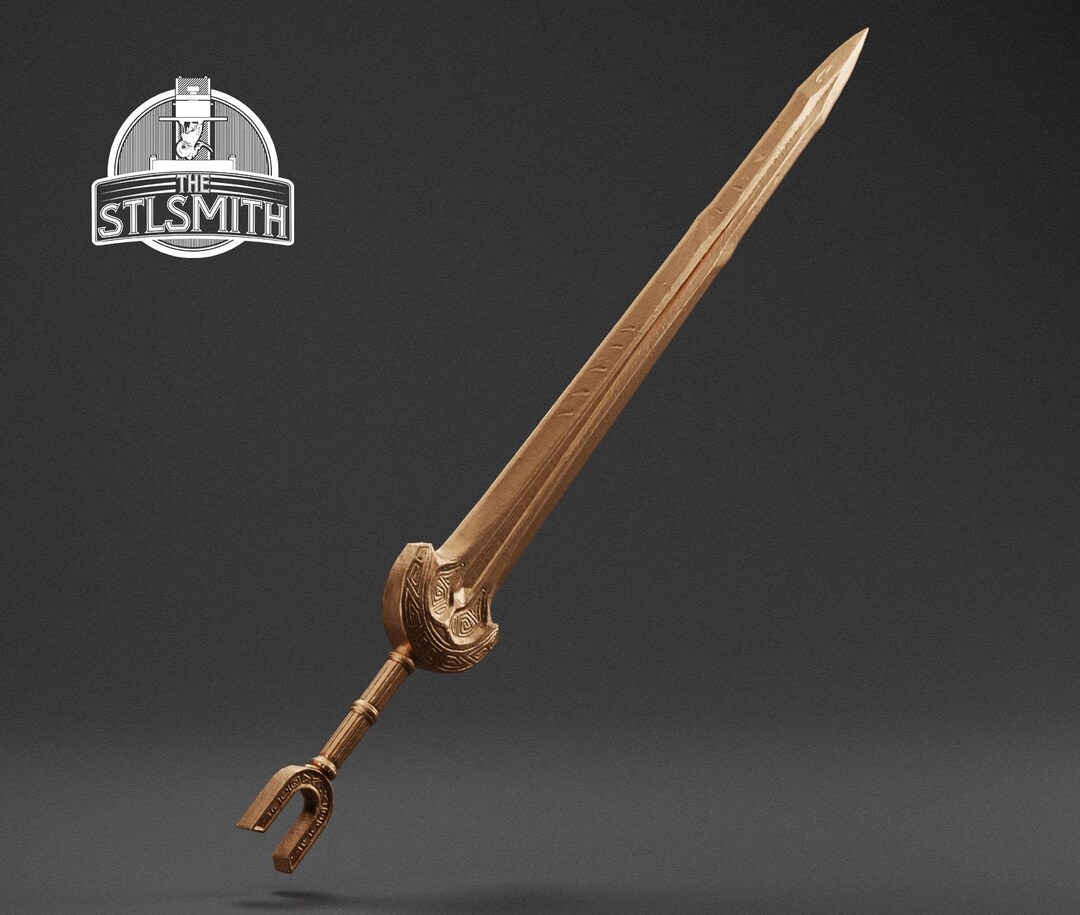 Dwarven Longsword OB Life Size Replica Prop Kit 3D Print FDM - Etsy UK