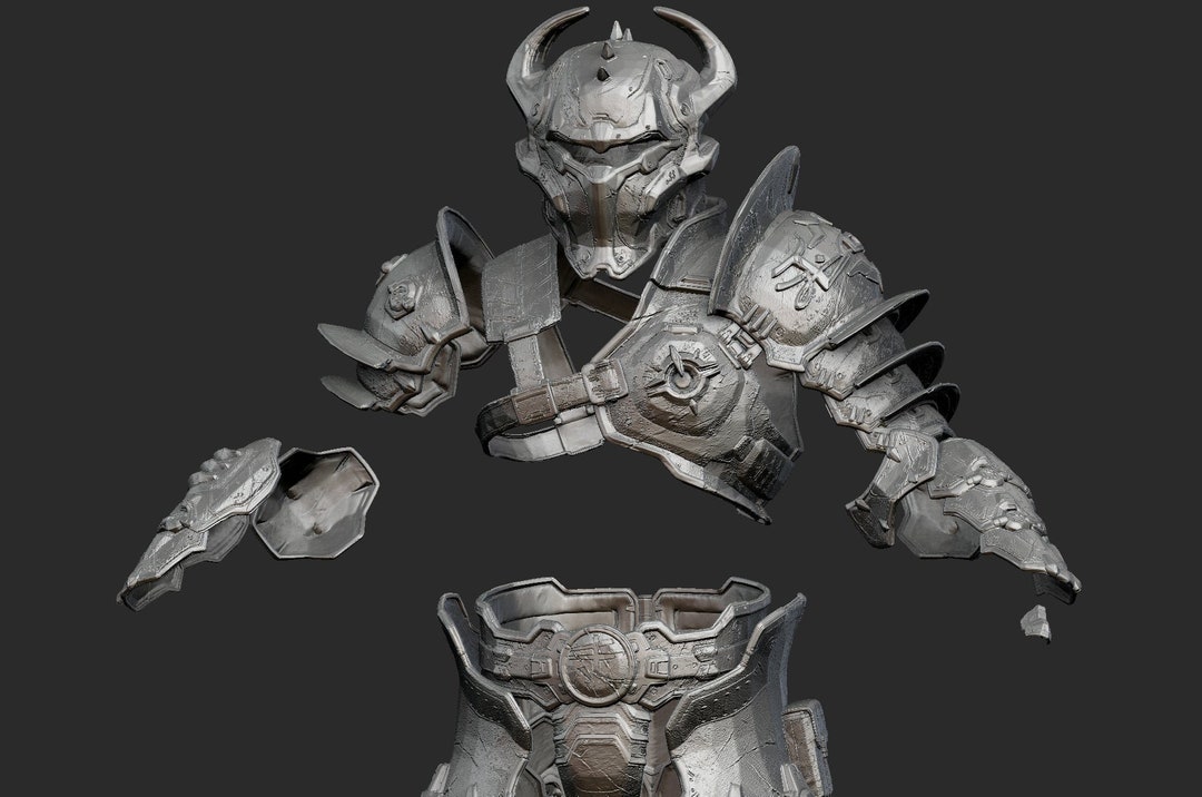 Sentinel Light Armour Doom Eternal Cosplay STL Digital Model 3D Print ...