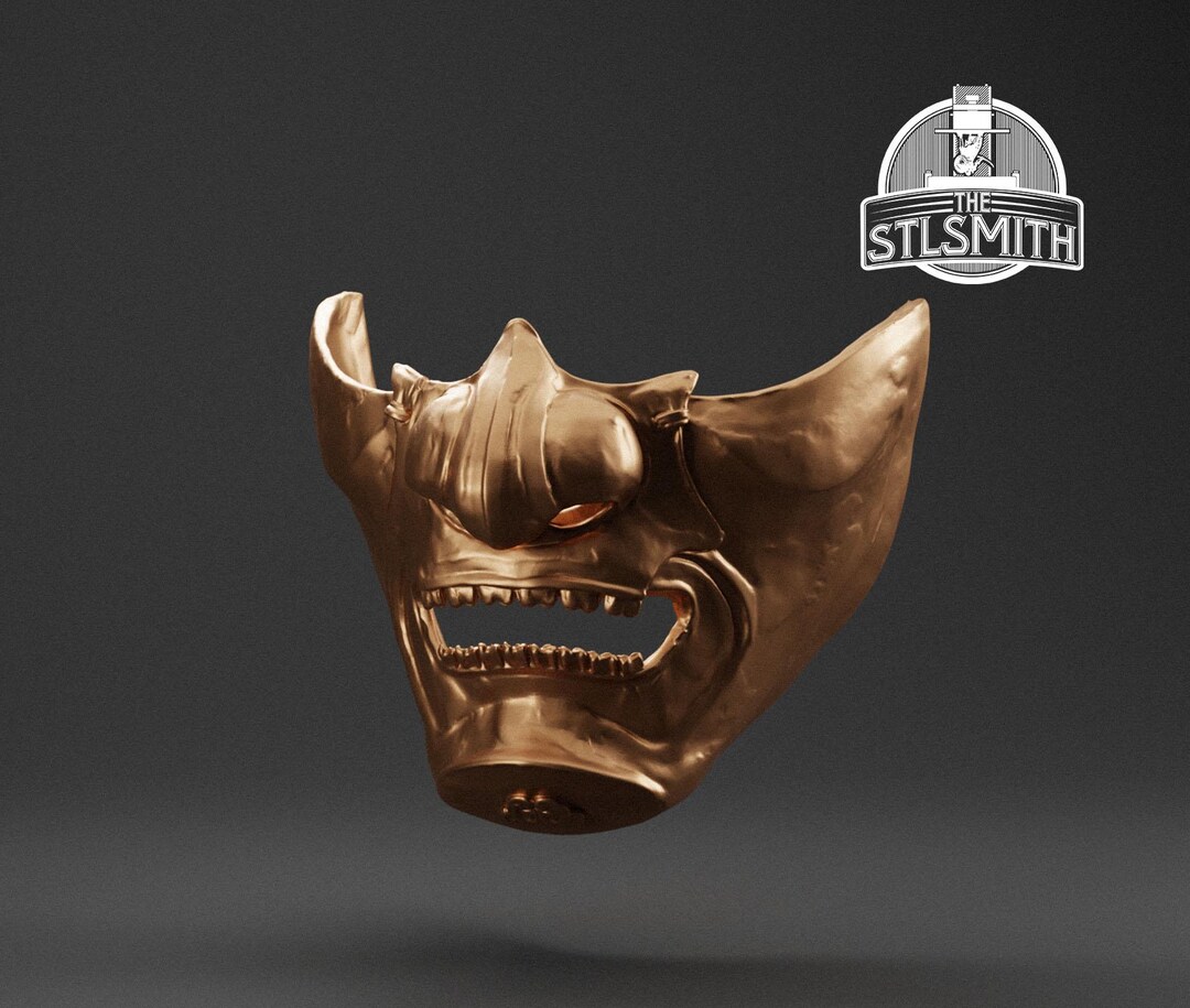 Hero of Tsushima Mask Life Size Replica Prop Kit 3D Print FDM - Etsy