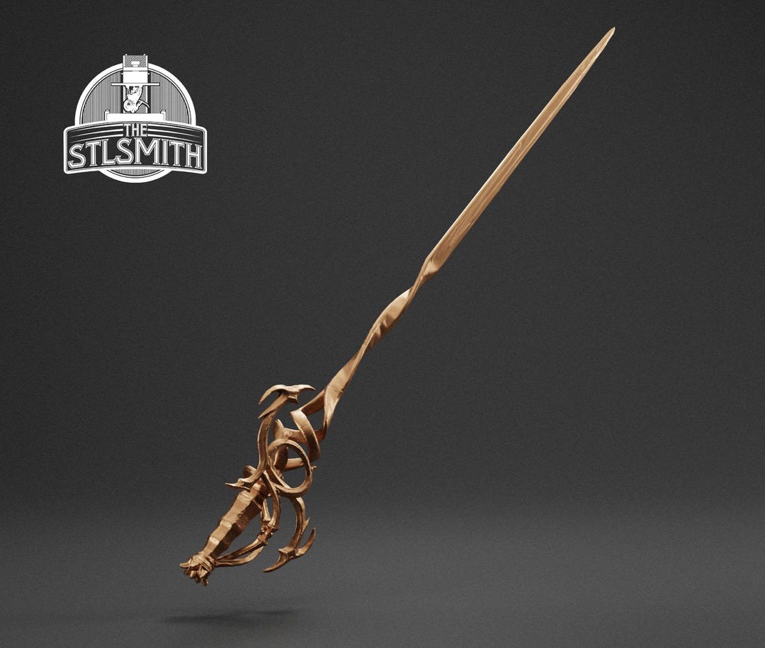 Infernal Rapier Baldur's Gate Cosplay STL Digital Model 3D Printing - Etsy