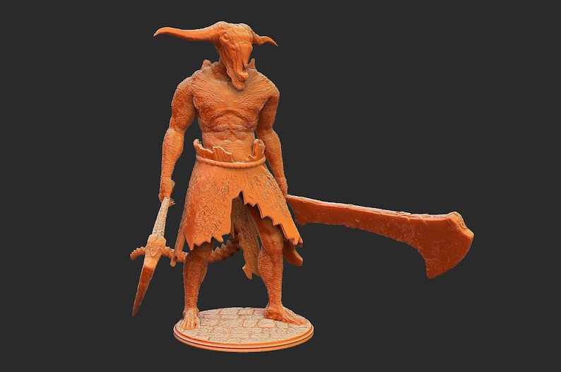 Capra Demon Dark Souls 3d Model Stl File 3d Print Etsy