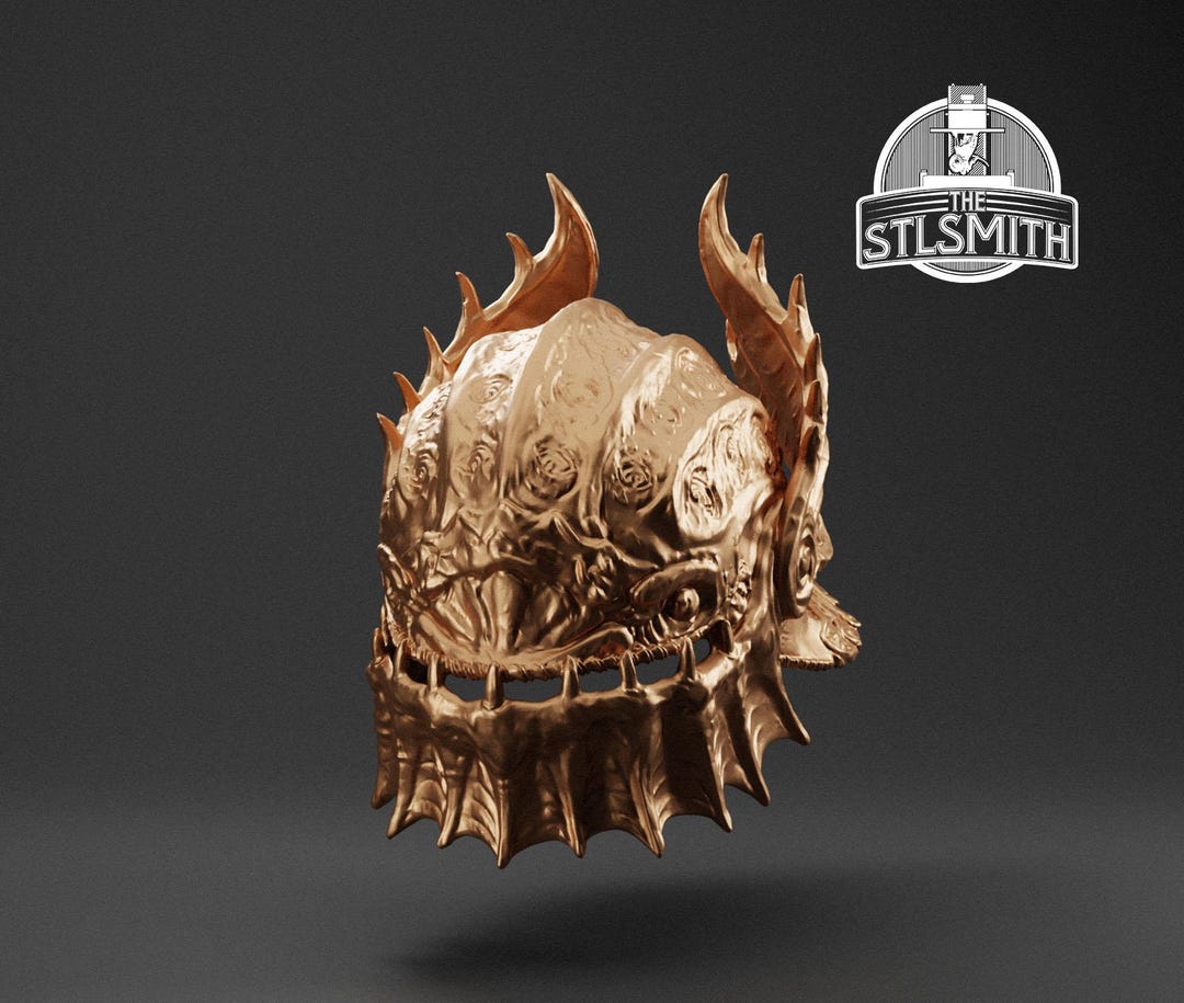 Fiendish Armet Life Size Replica Prop Kit 3D Print FDM - Etsy