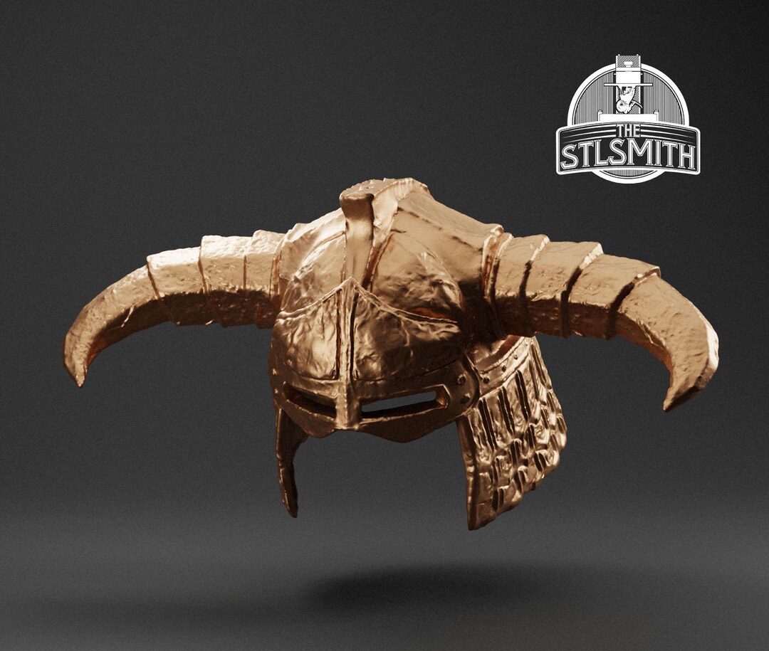 Stalhrim Heavy Helmet Skyrim STL Digital Model Cosplay 3D Printing - Etsy