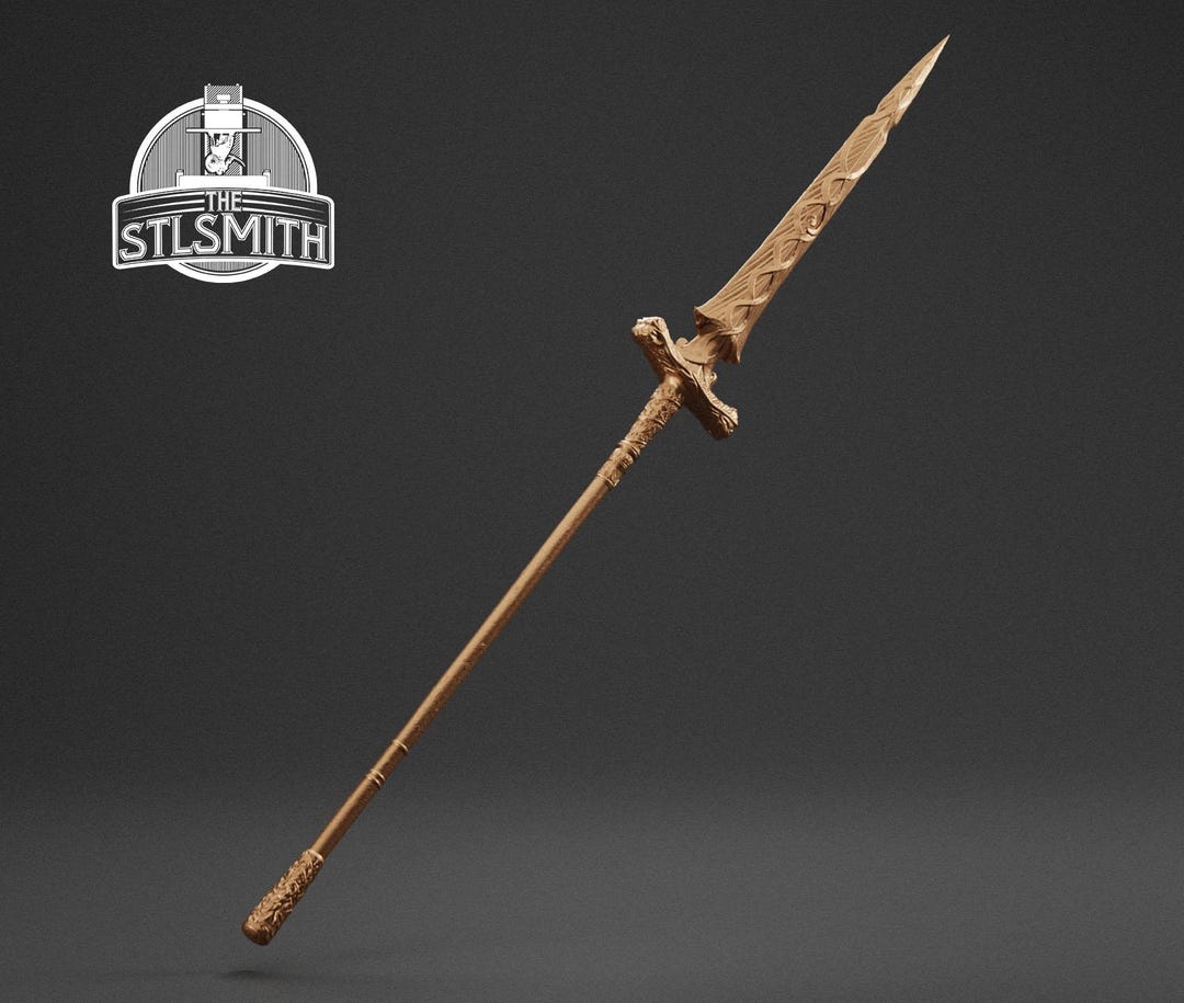 Guardian's Swordspear Life Size Replica Prop Kit 3D Print FDM - Etsy