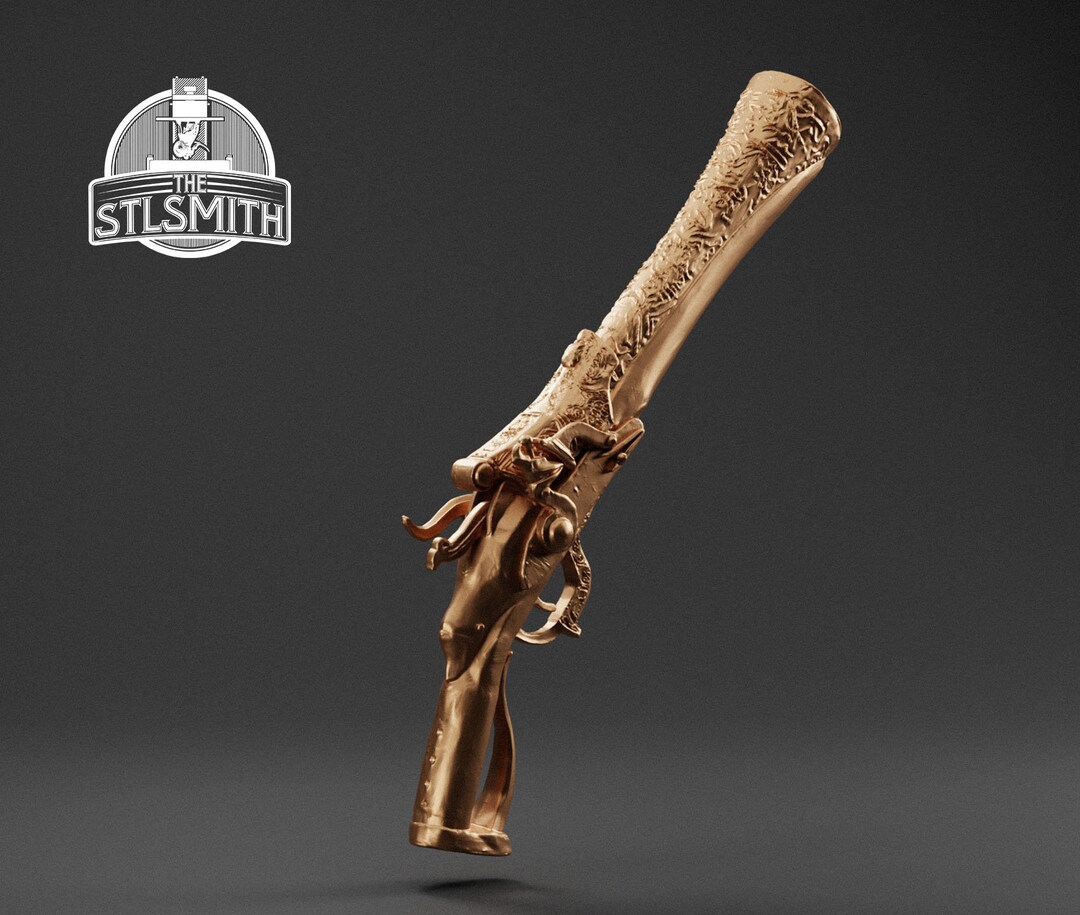 Hunter Pistol Life Size Replica Prop Kit 3D Print FDM - Etsy