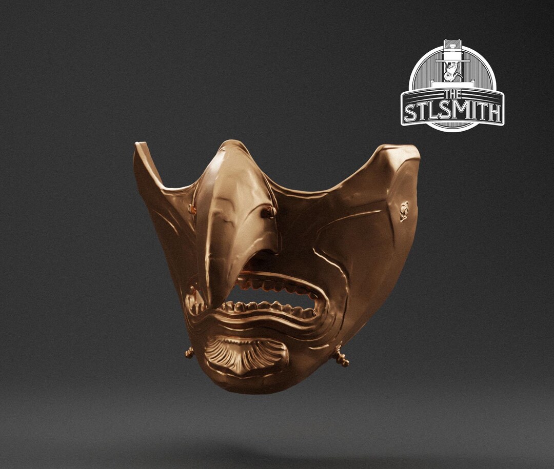 Purity of War Mask Ghost of Tsushima STL Digital Model Cosplay 3D ...