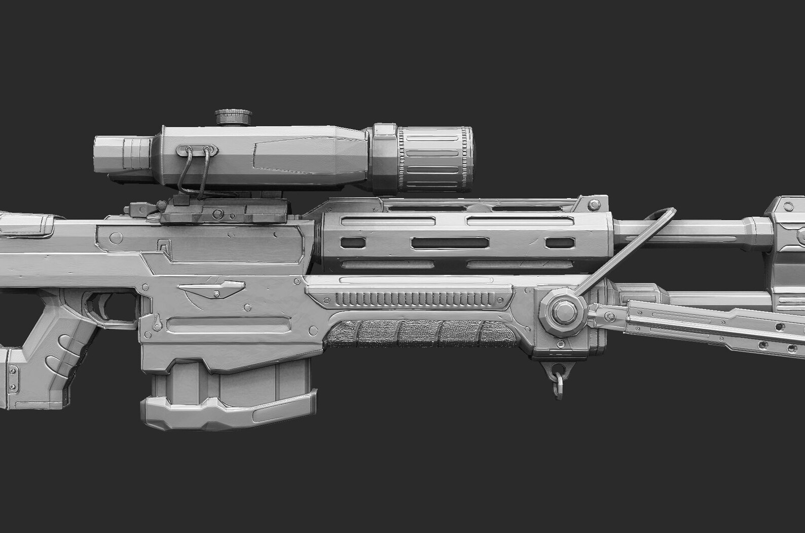Sniper Rifle Halo 2 STL Digital Model 3D Print Cosplay - Etsy.de