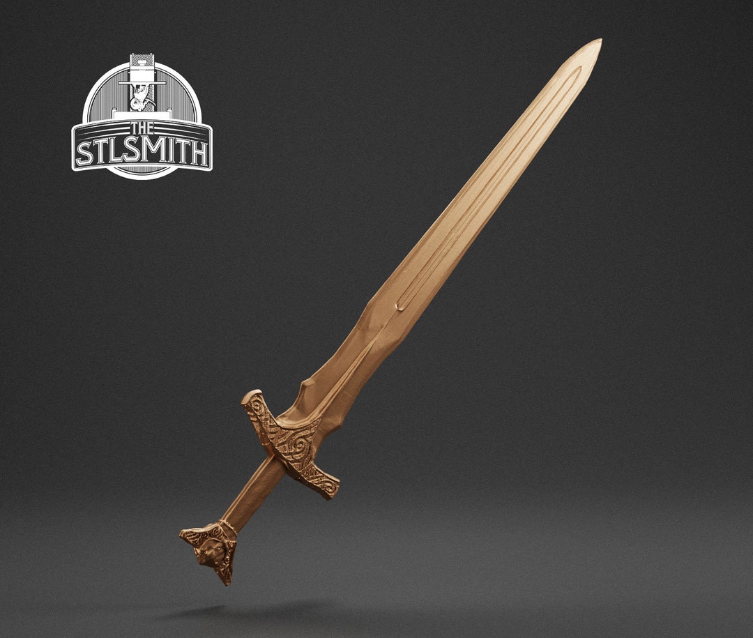 Steel Sword SK Cosplay STL Digital Model 3D Print - Etsy