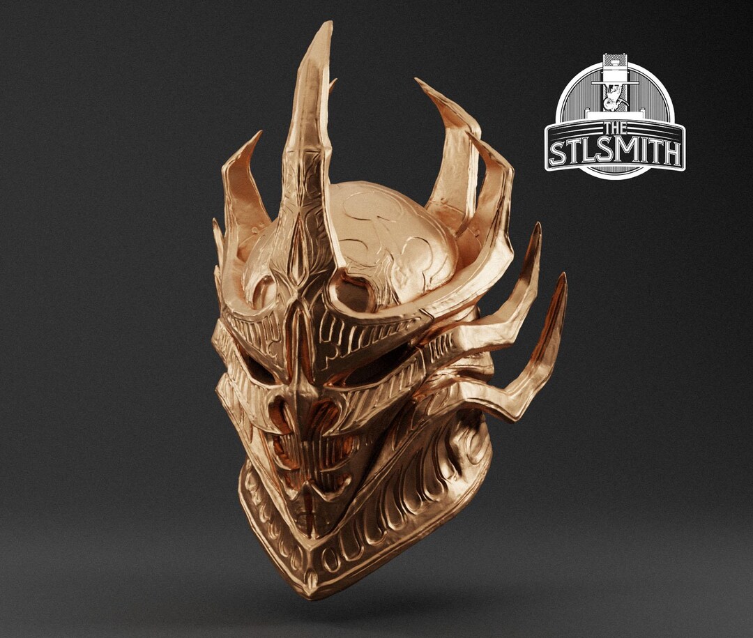 Daedric Helmet OB Life Size Replica Prop Kit 3D Print FDM - Etsy