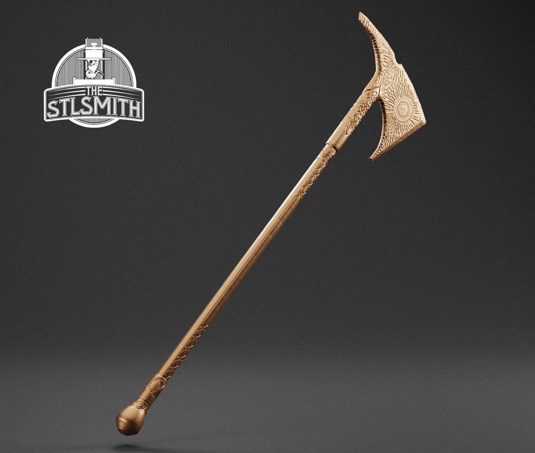 Captain Aelfyr's Great Axe Life Size Replica Prop Kit 3D Print FDM - Etsy