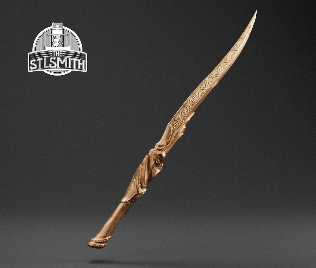 Ebony Sword Life Size Replica Prop Kit 3D Print FDM - Etsy