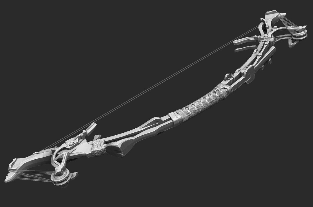 Hunter Bow Shadow Horizon Zero Dawn STL Digital Model 3D Print Cosplay ...