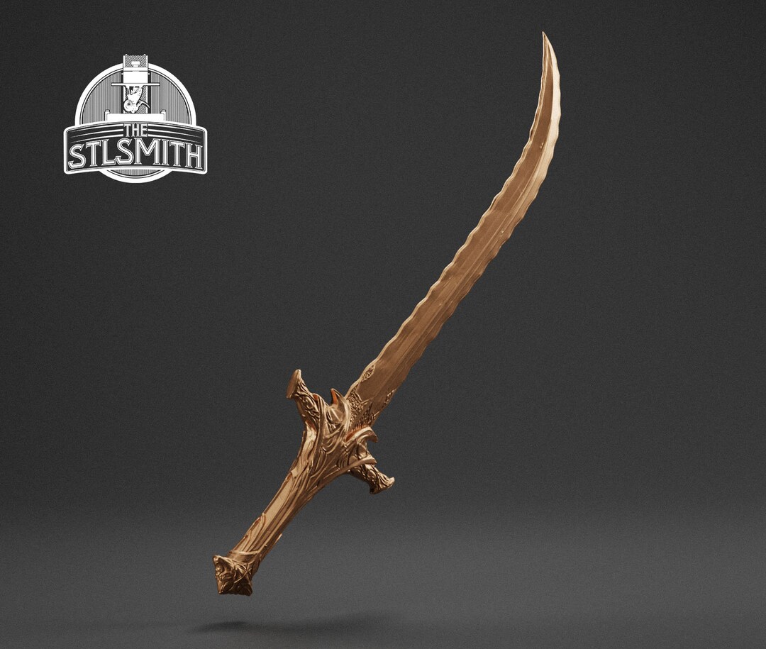 Belm Scimitar Life Size Replica Prop Kit 3D Print FDM - Etsy