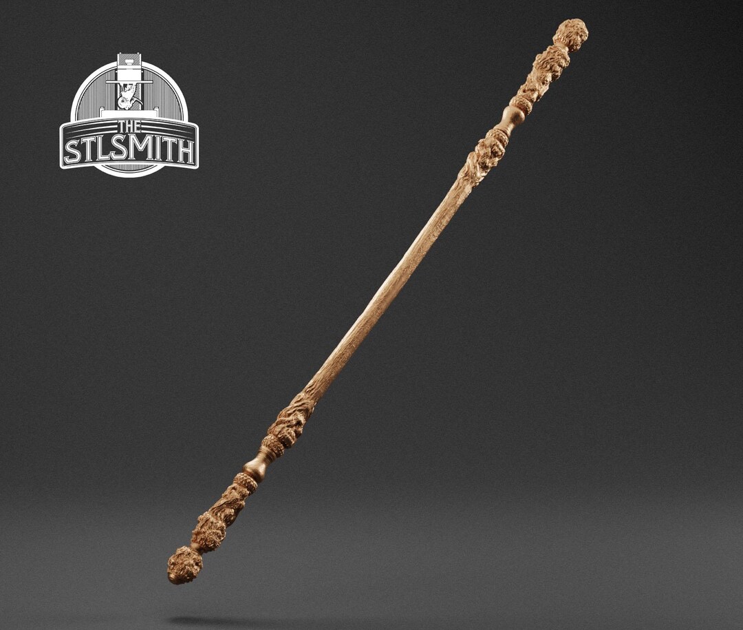 Willow Wood Staff Life Size Replica Prop Kit 3D Print FDM - Etsy UK