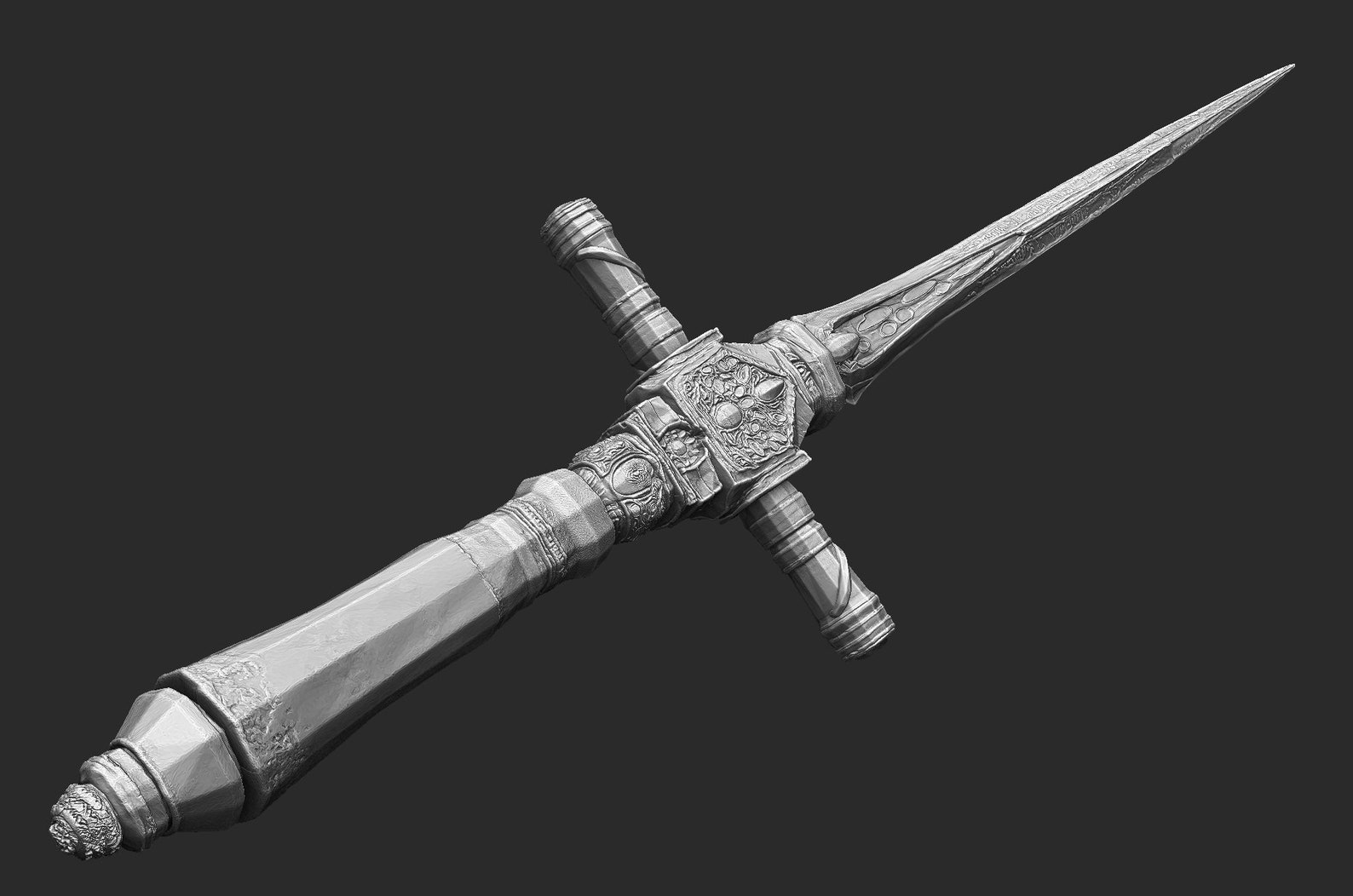 Aquamarine Dagger Dark Souls 3 STL Digital Model 3D Print - Etsy