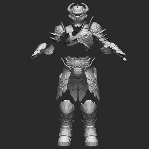 Sentinel Light Armour Doom Eternal Cosplay STL Digital Model 3D Print ...