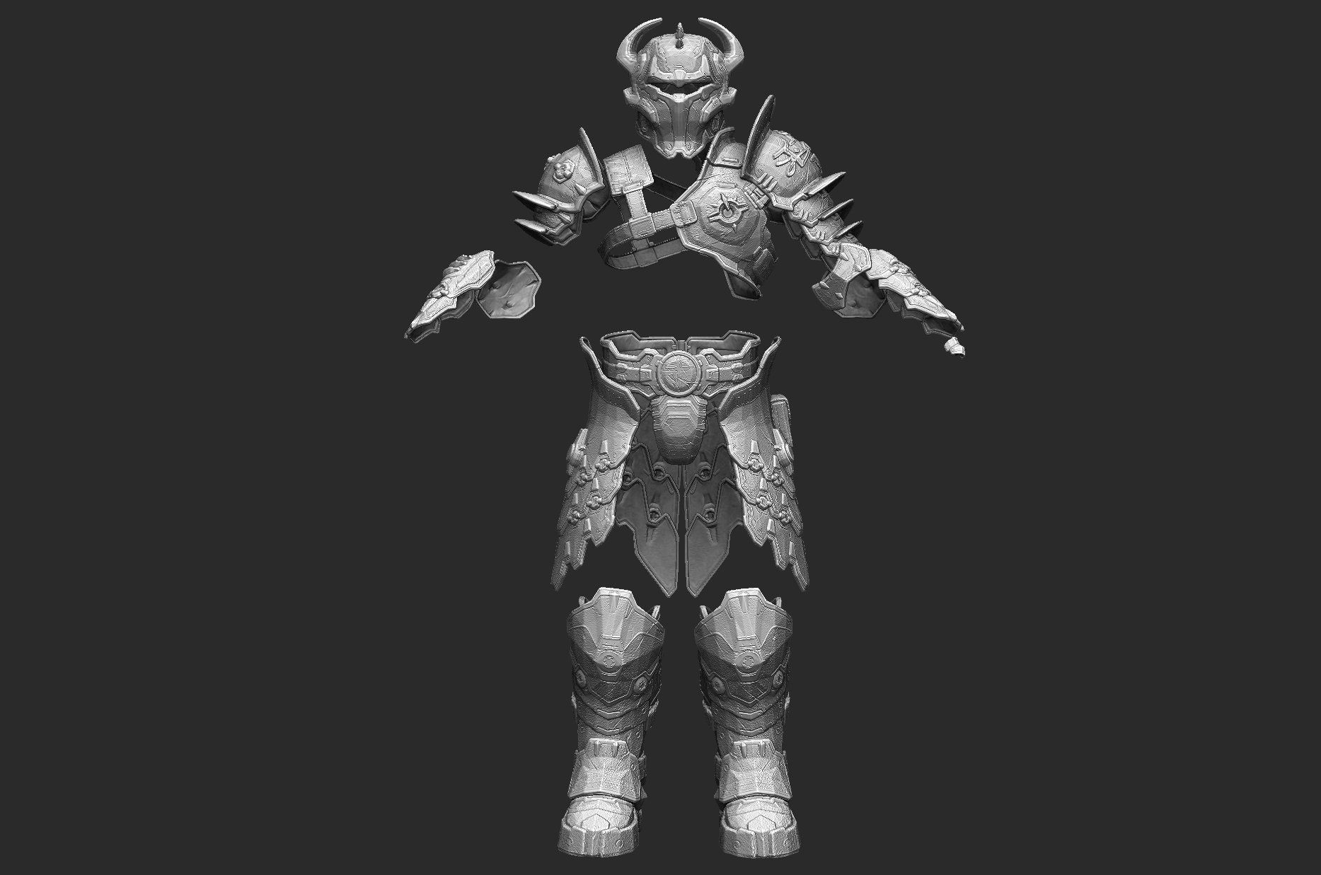 Sentinel Light Armour Doom Eternal Cosplay STL Digital Model - Etsy España