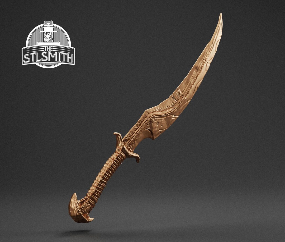 Dragon Priest Dagger Skyrim Cosplay STL Digital Model 3D Print - Etsy