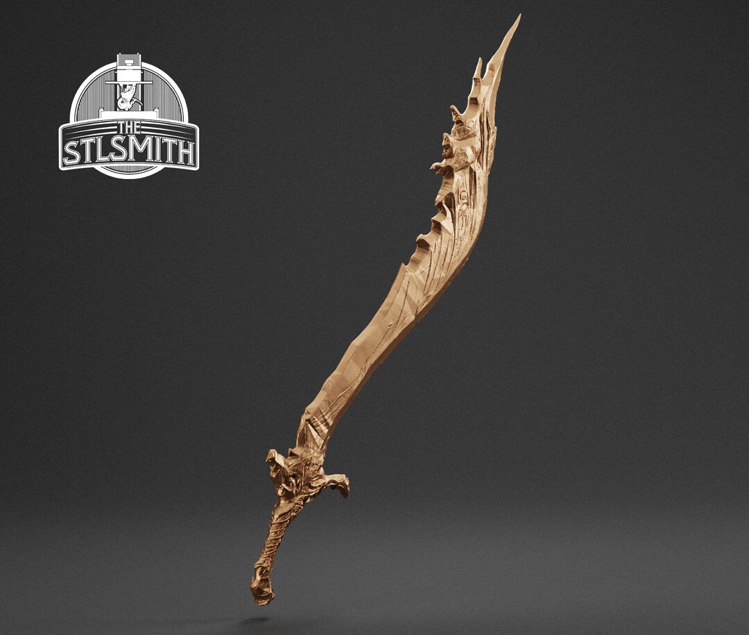 Storm Curved Sword Life Size Replica Prop Kit 3D Print FDM - Etsy