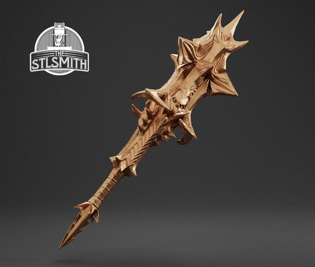 Mace of Molag Bal SK Cosplay STL Digital Model 3D Print - Etsy