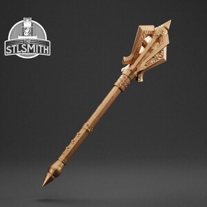 Steel Mace Life Size Replica Prop Kit 3D Print FDM - Etsy