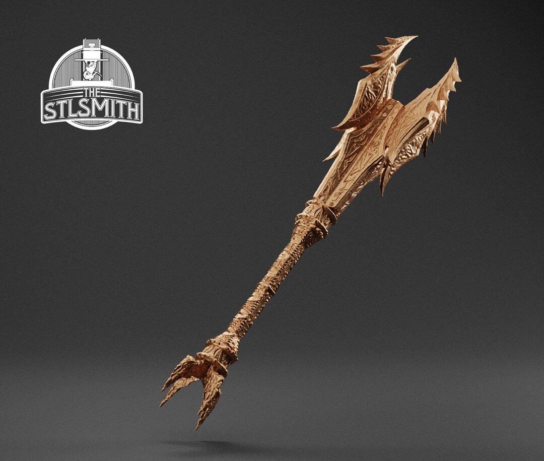 Daedric Mace Life Size Replica Prop Kit 3D Print FDM - Etsy