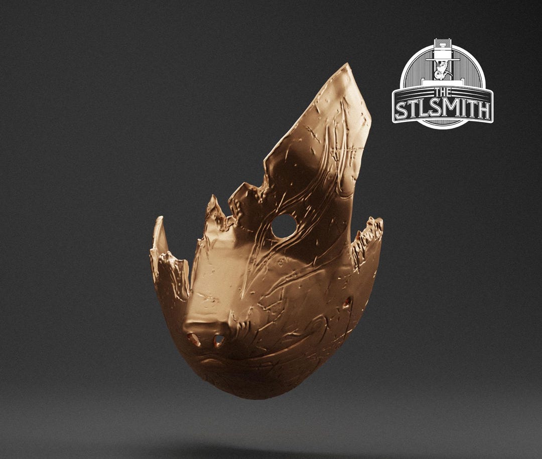 Tomoe's Darkness Mask Ghost of Tsushima STL Digital Model Cosplay 3D ...