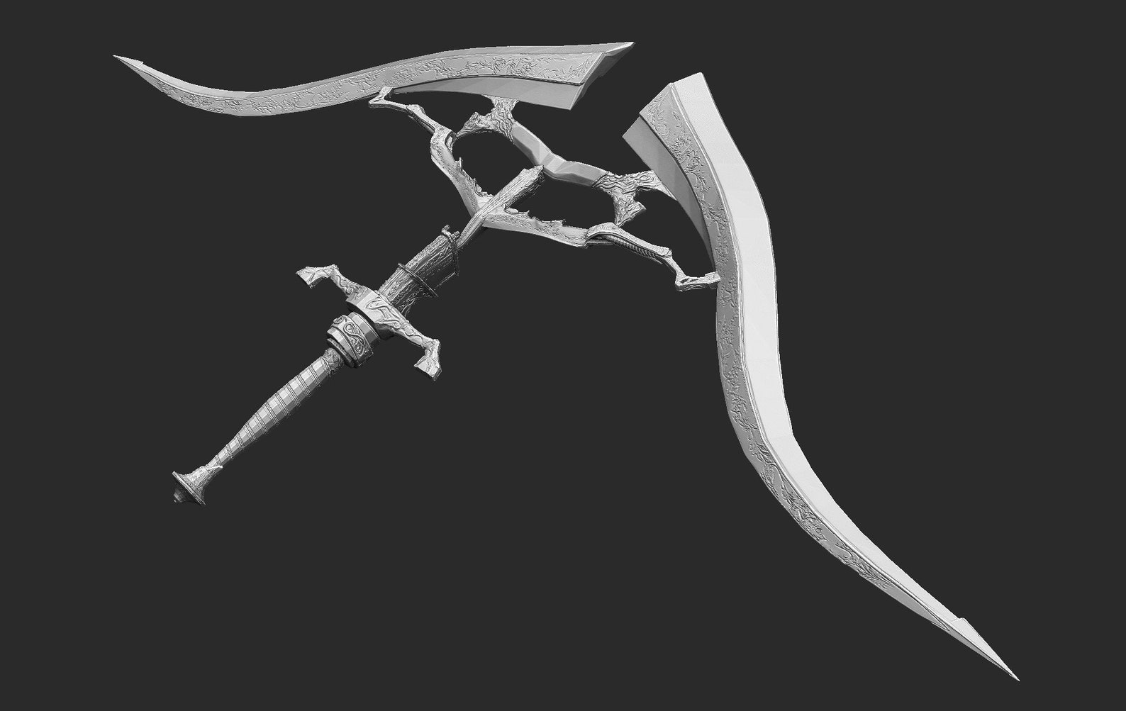 Simons Bowblade Bloodborne Cosplay STL Digital Model 3D Print | Etsy