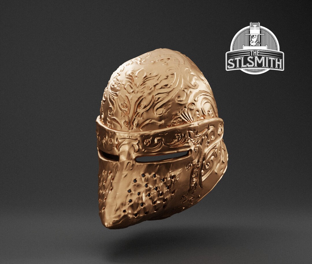 Bloodhound Knight Helm STL Digital Model Cosplay 3D Printing - Etsy
