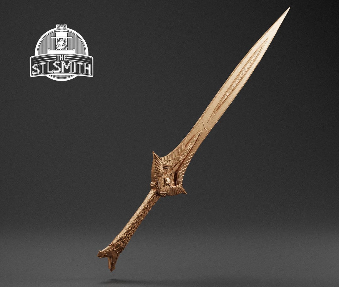 Elven Greatsword Life Size Replica Prop Kit 3D Print FDM - Etsy