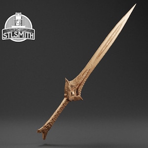 Elven Greatsword Life Size Replica Prop Kit 3D Print FDM - Etsy
