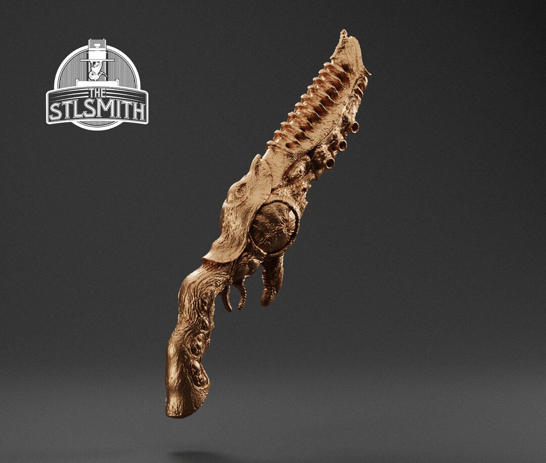 Scorn Flesh Pistol Life Size Replica Prop Kit 3D Print FDM - Etsy