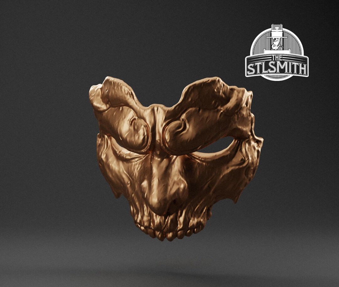 Golden Mask of Fury Life Size Replica Prop Kit 3D Print FDM - Etsy