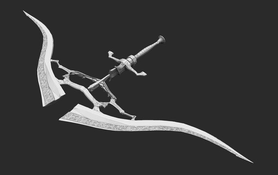 Simons Bowblade Bloodborne Cosplay STL Digital Model 3D Print | Etsy