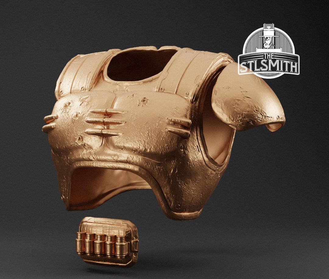 D Marine Armour Set DE STL Digital Model Cosplay Life Size 3D Printing ...