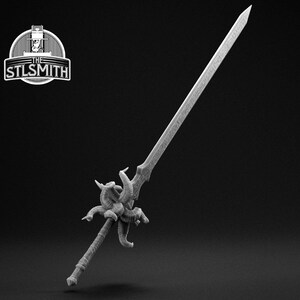 Ringed Knight Straight Sword DS3 STL Digital Model 3D Print Cosplay - Etsy