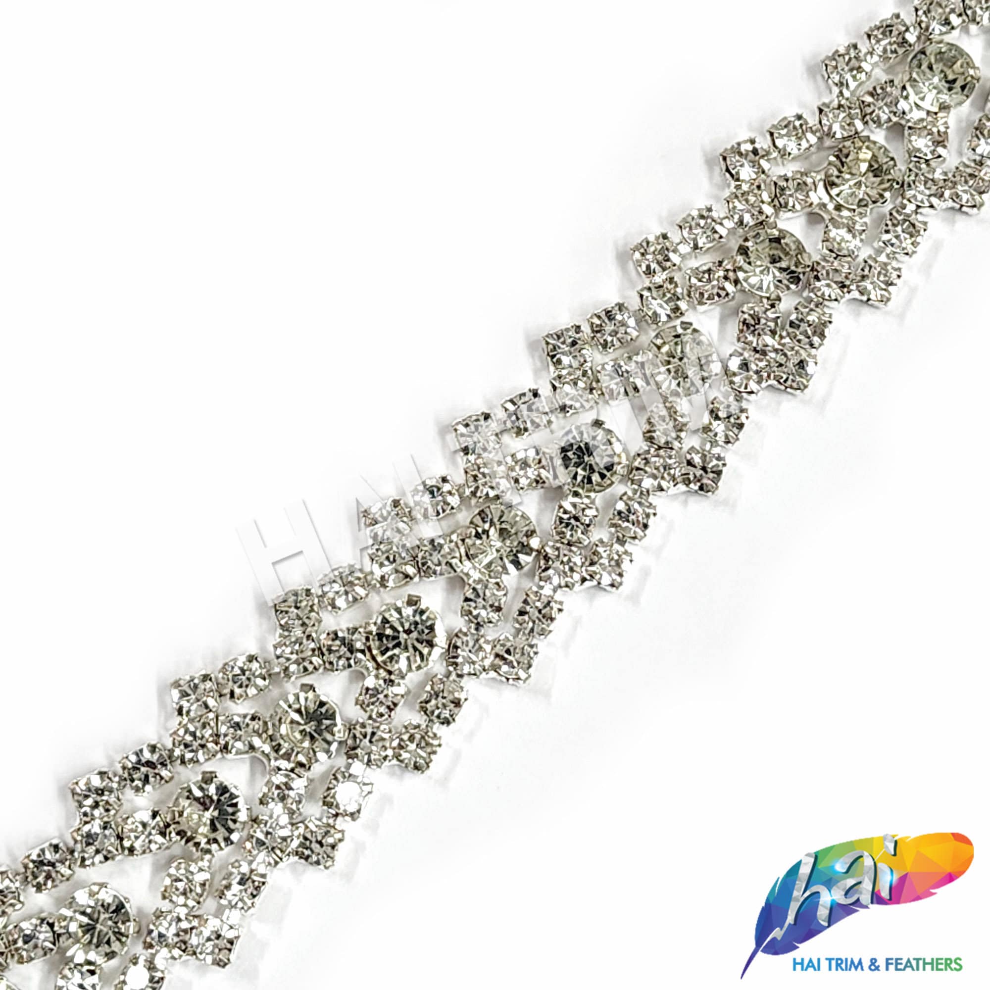 Crystal Rhinestone Trimming, Wedding or Formal Rhinestone Trim ...