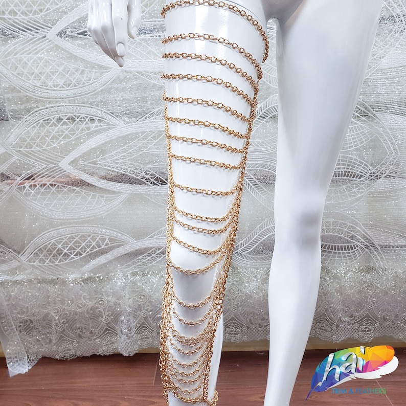 SOLD PER PIECE! Gold Leg Chain, Rose Gold Leg Chain Piece, Silver ...