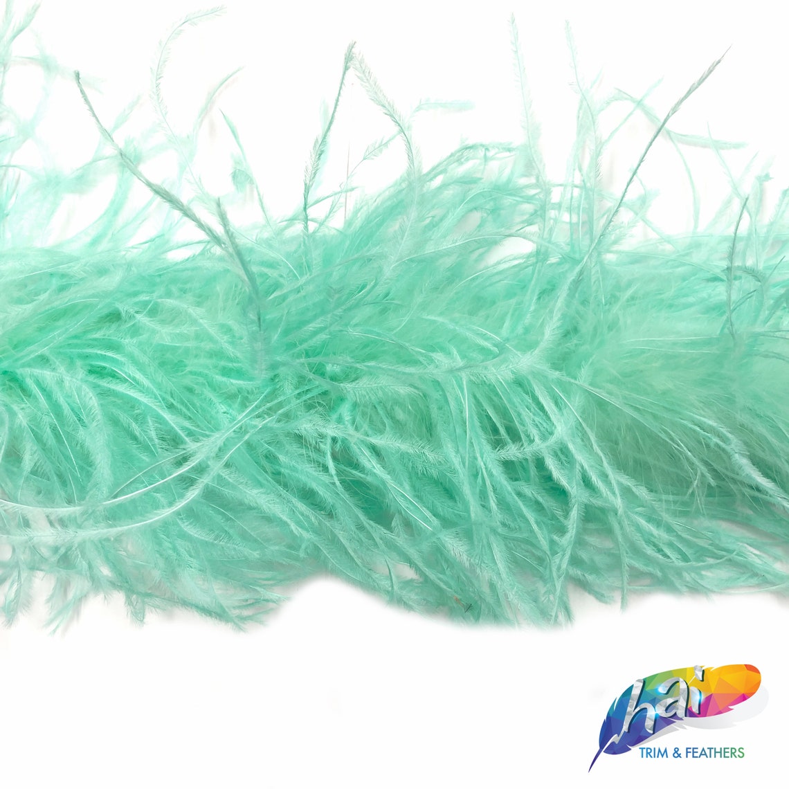 2-ply 2 Yards Long Ostrich Feather Boa Strung Feather Strand - Etsy