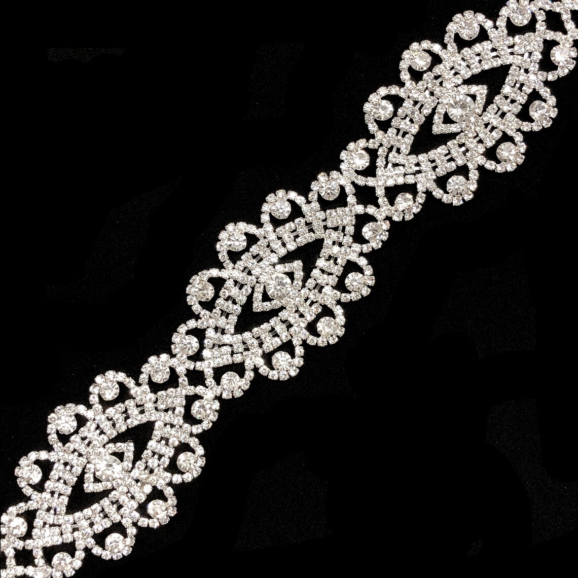 Crystal Rhinestone Trimming Wedding or Formal Rhinestone - Etsy