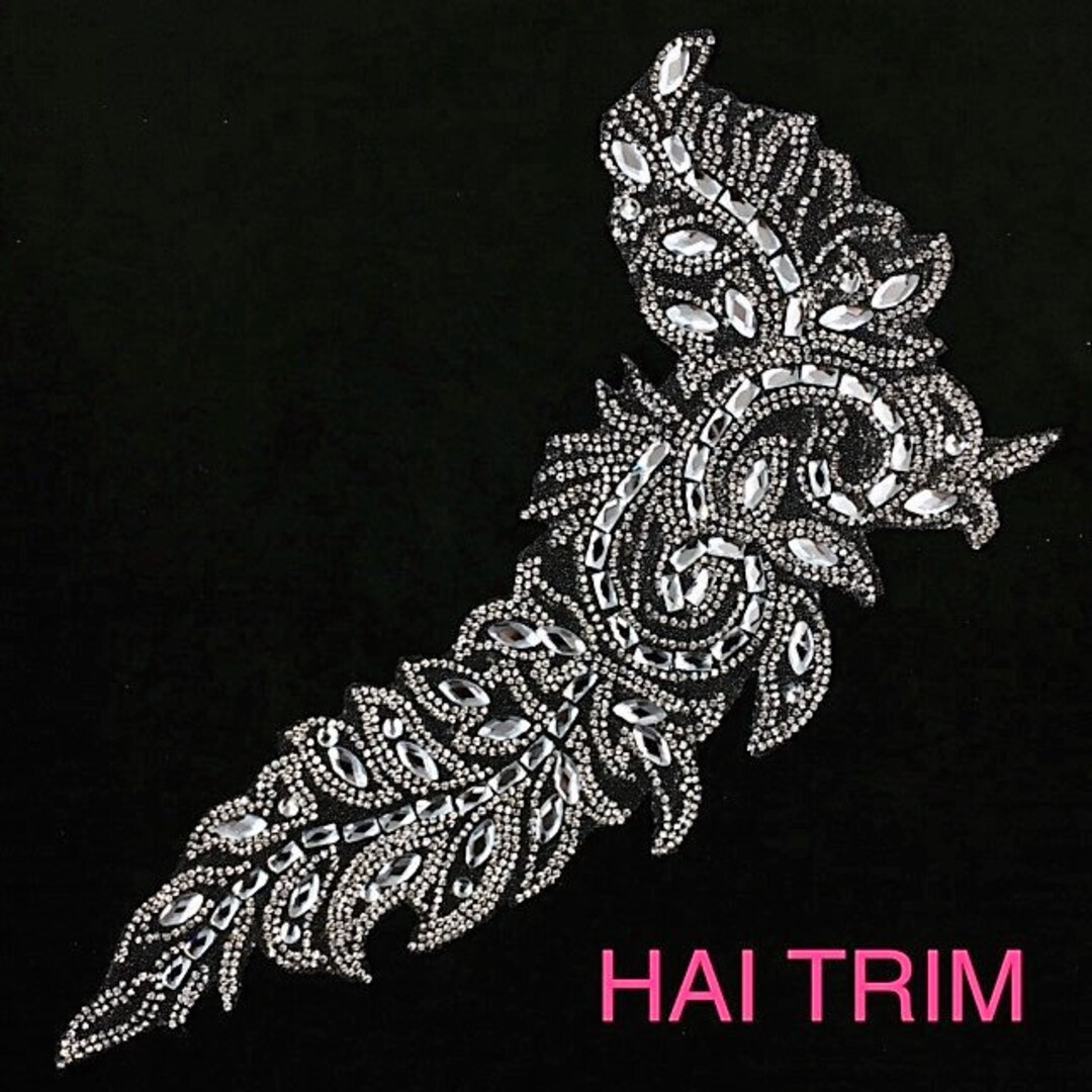 Gel-back Rhinestone Appliques, Colored Iron-on Crystal Rhinestone ...