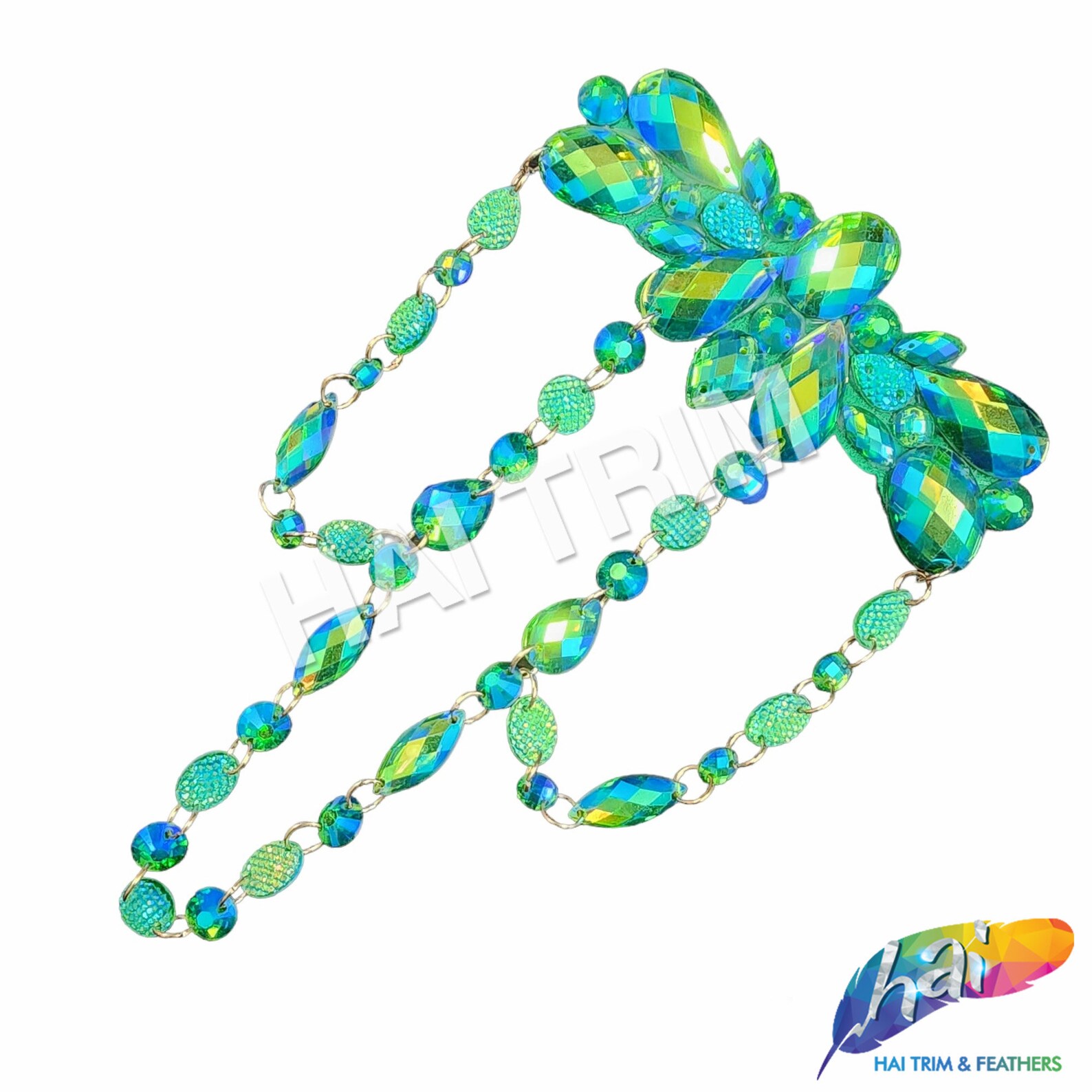 Beaded Stone Applique, Colorful Resin Gems Patch, Dance Broadway ...