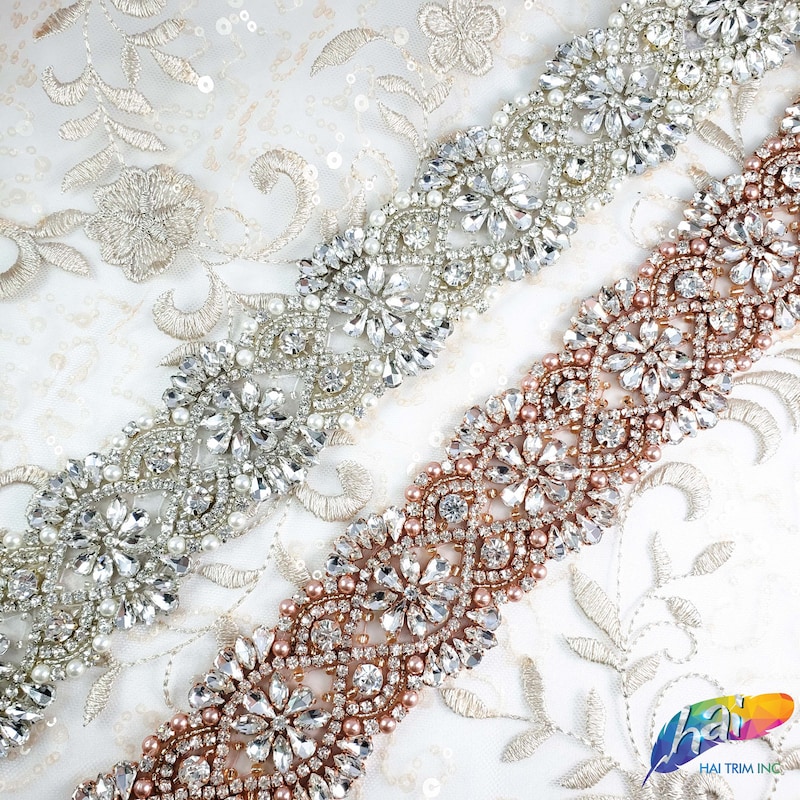 Crystal Bead Trim - Etsy