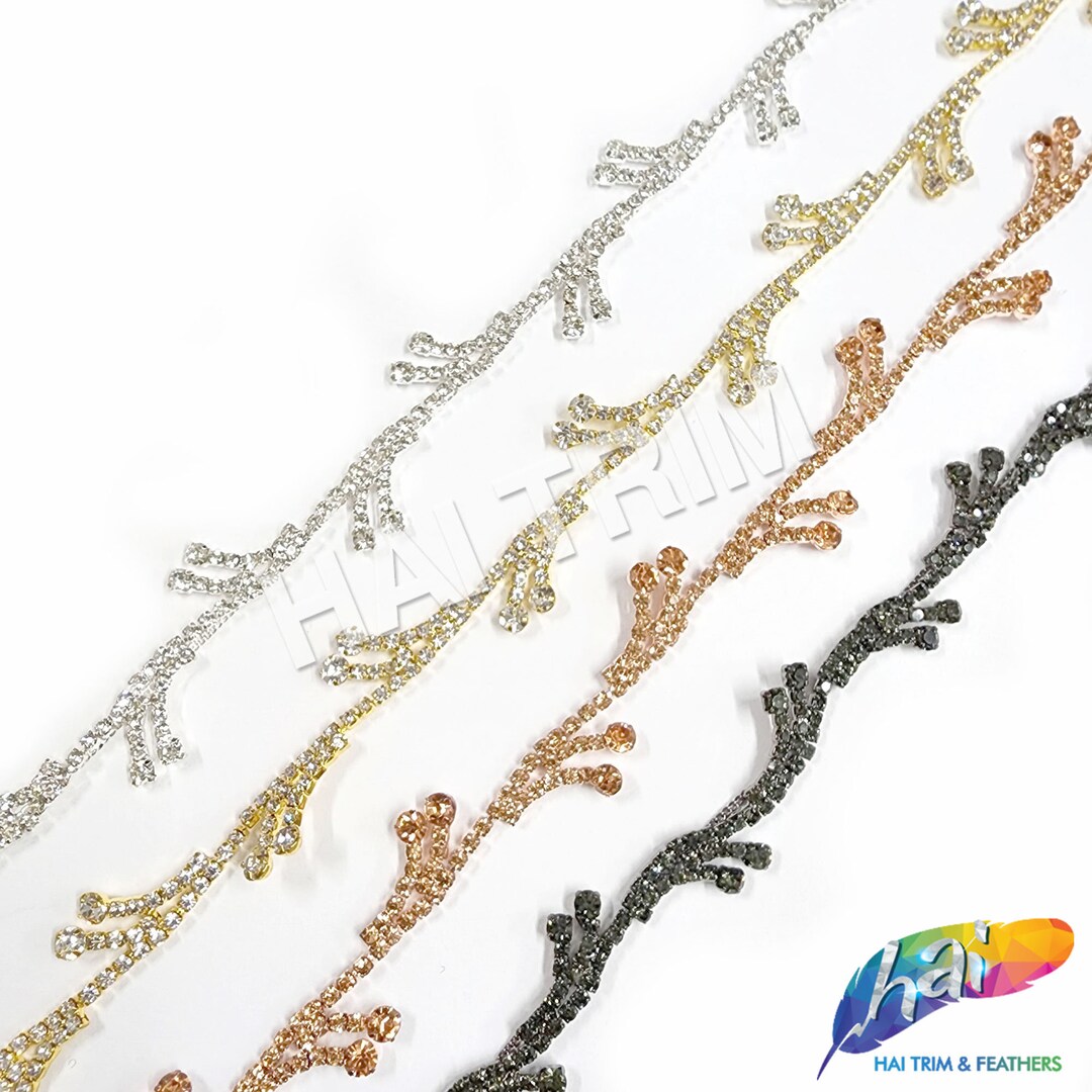 Crystal Rhinestone Trimming, Wedding or Formal Rhinestone Trim ...