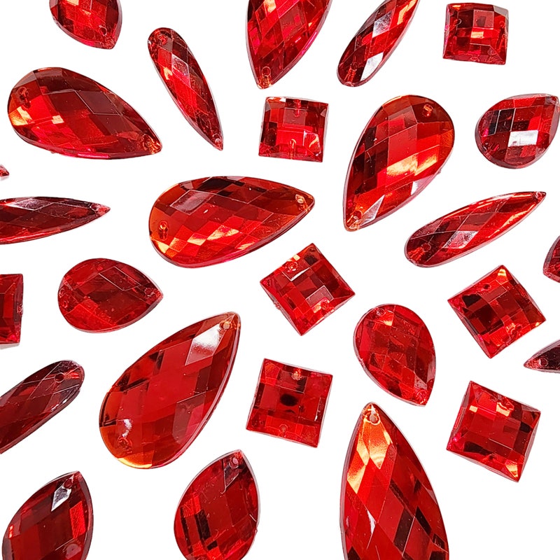 Red Gems - Etsy