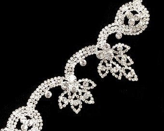 Rhinestone Trim - Etsy