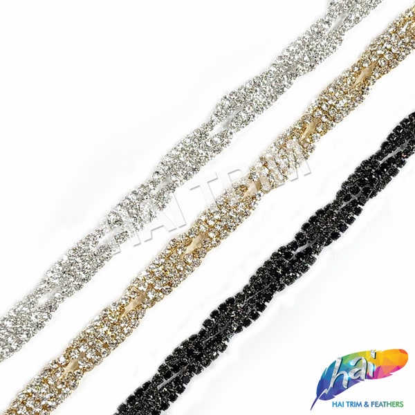 Rhinestone Trim - Etsy