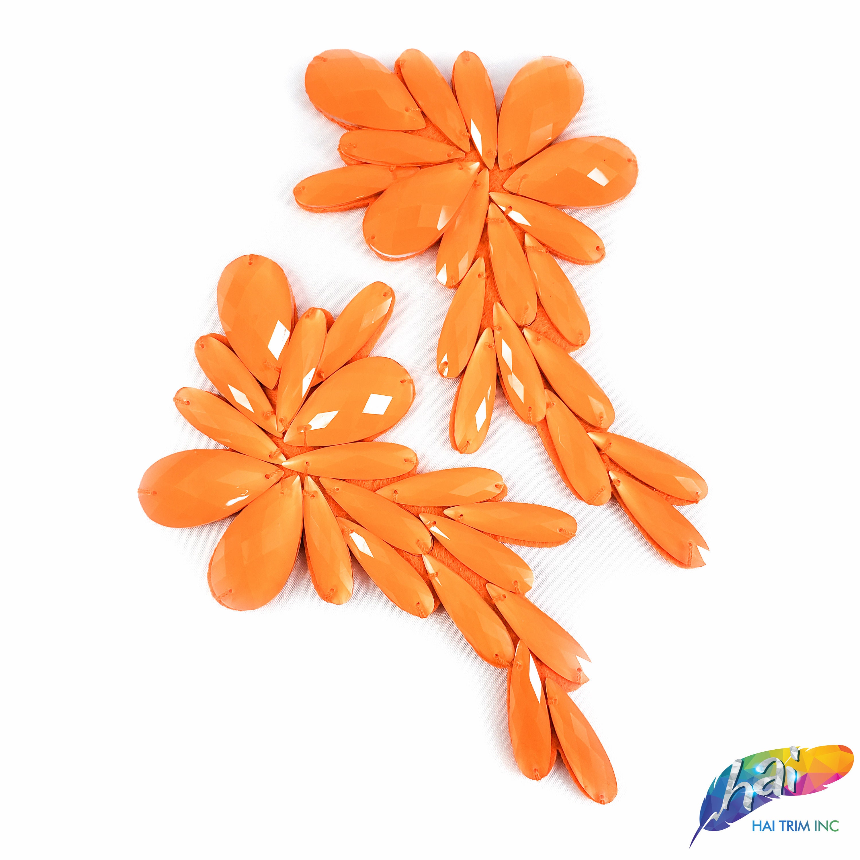 Beaded Stone Applique Colorful Resin Gems Patch Dance - Etsy