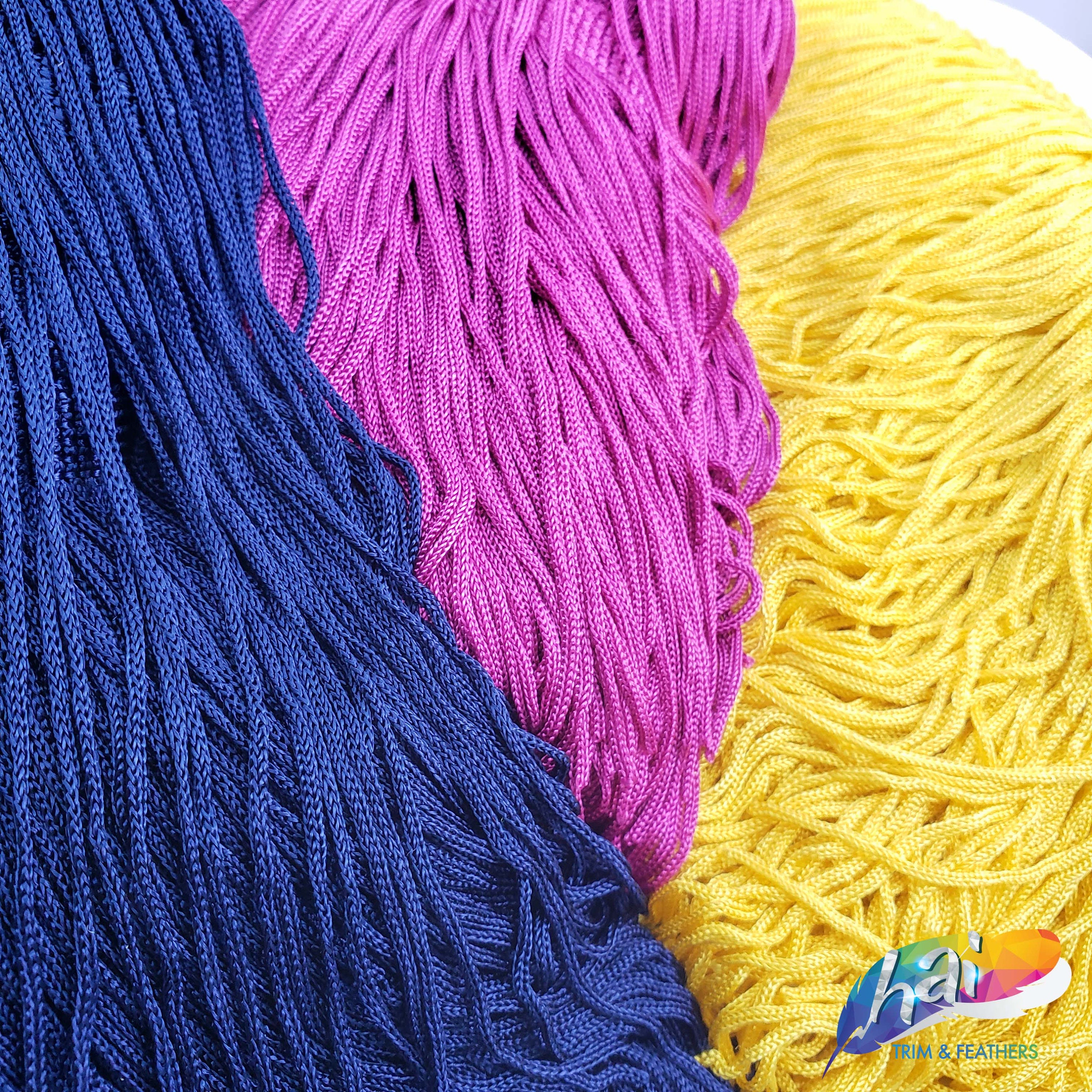12" Chainette Fringe, Polyester Fabric Fringe, Tassel Fringe by the ...