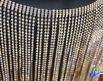 Rhinestone Trim - Etsy